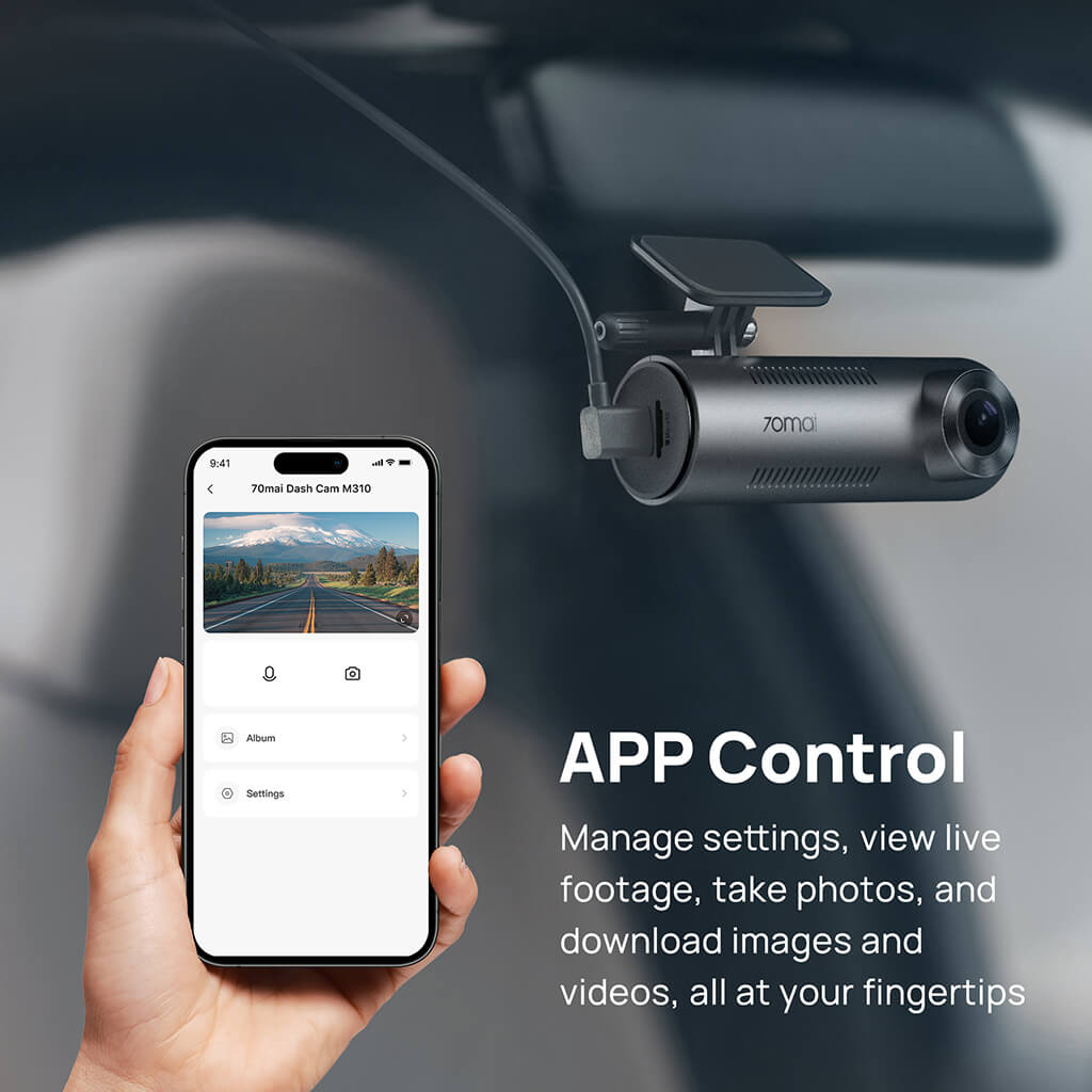 Dash Cam M310 2K QHD Wide 130° View - 70mai – 70mai Official Store