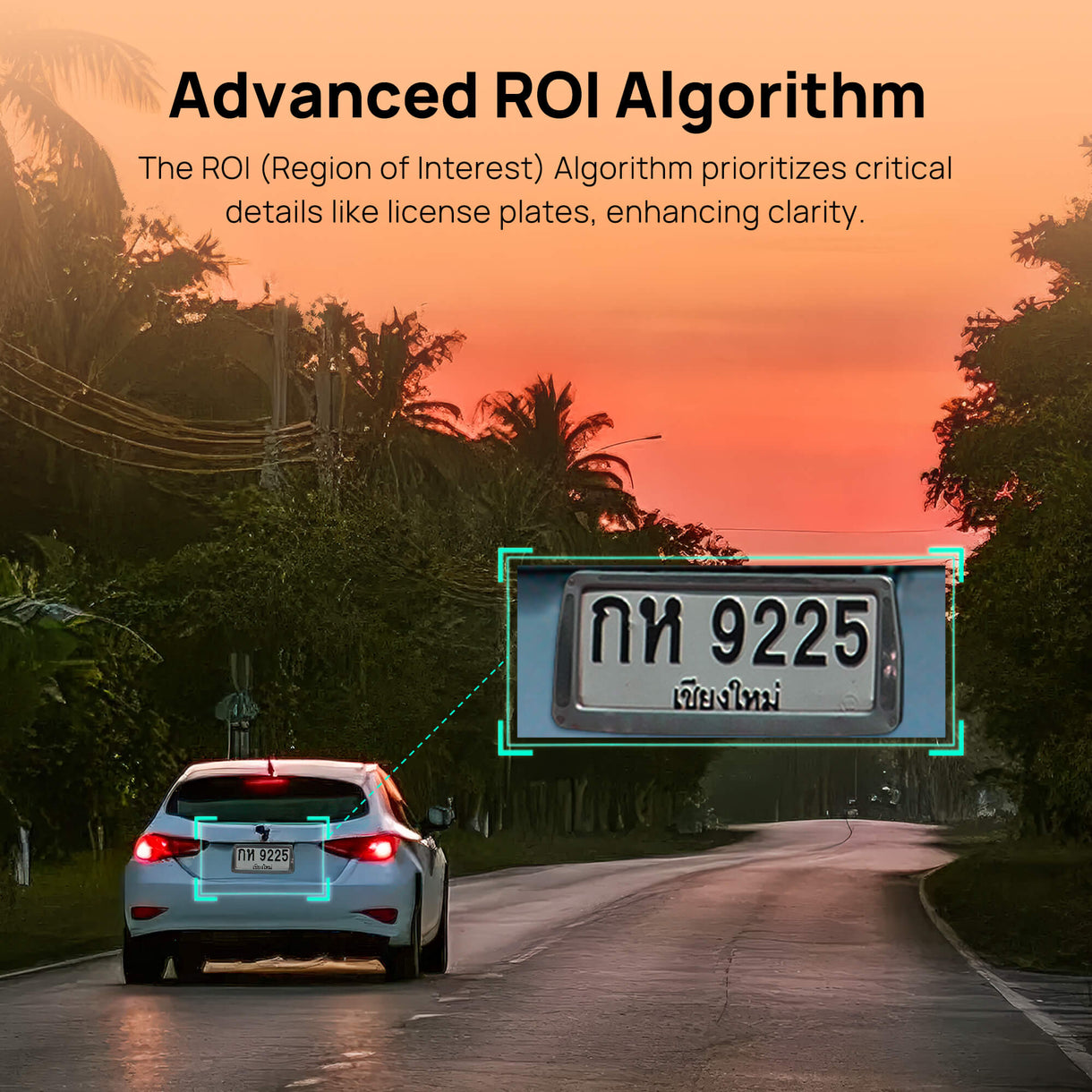 4K HDR Dash Cam A810S Sony Starvis 2 License Plate Enhancement - 70mai ...