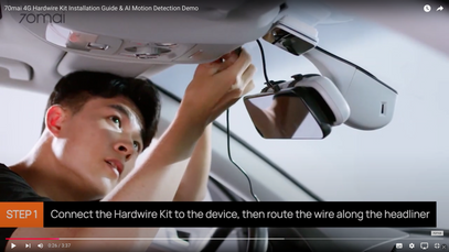 70mai 4G Hardwire Kit Installation Guide: Enable Motion Detection ...